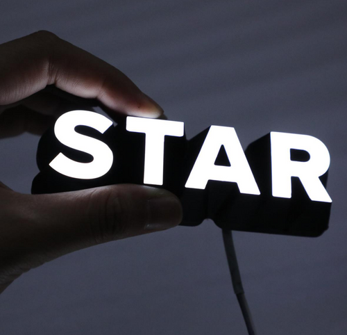 Illuminated Face Lit Acrylic Sign Lette IP67 PMMA Sign Letter | Yijiao