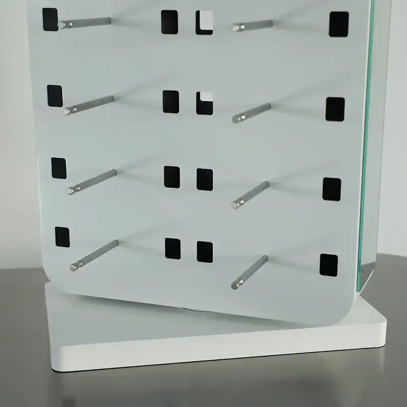 Doubel-Sided Optical Countertp Rotating Display Stand | Caamatech