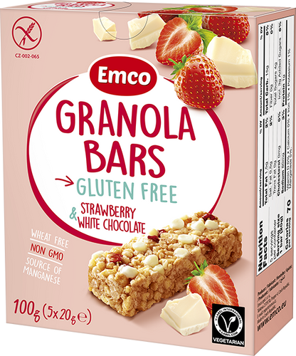 Granola bars – Strawberry | Emco Export