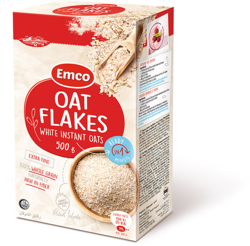 White instant oats | Emco Export