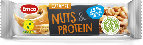 Nuts & Protein Bar Caramel | Emco Export
