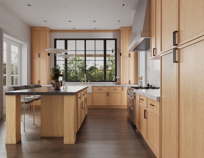 Wood-Tone Kitchen Cabinets: Sure to Impress