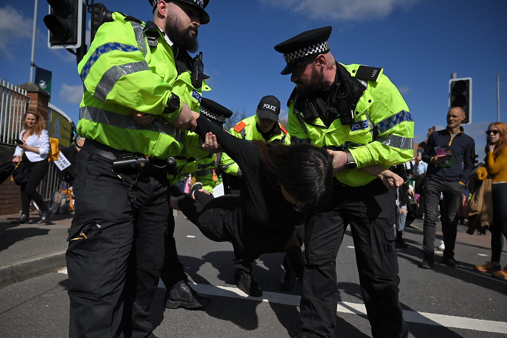Grand National Protesters Plead Not Guilty to Public Nuisance