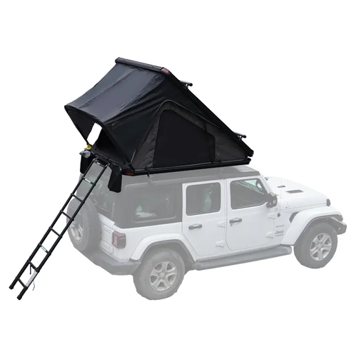 WildLand Bush Cruiser 140Pro(Black frame and ladder) Hard shell roof ...