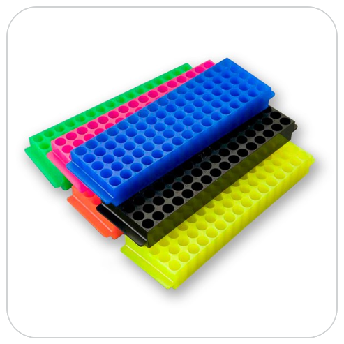 Microfuge Tube Racks | מעמד פלסטיק למבחנות אפנדורף- Yarden Biotec