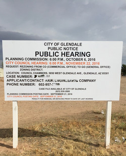 Dynamite Signs/ Zoning Sign/ Public Hearing Signs/ Conditional Use Per