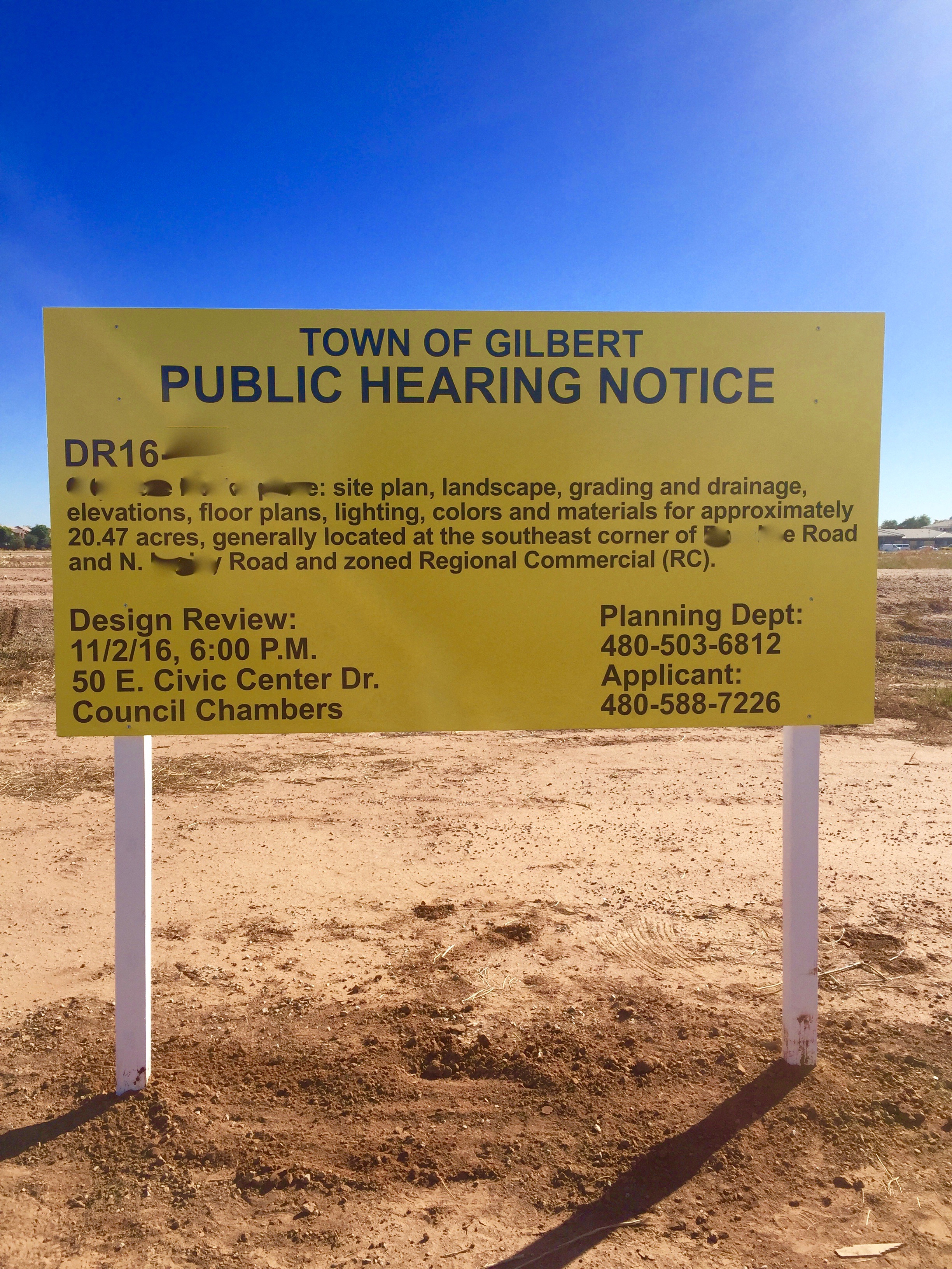 Dynamite Signs/ Zoning Sign/ Public Hearing Signs/ Conditional Use Per