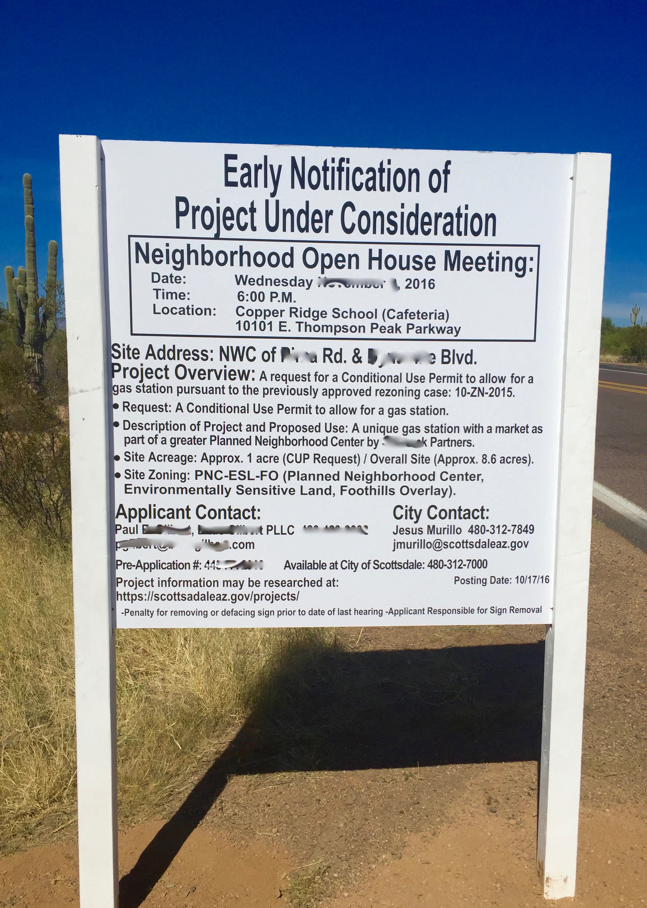 Dynamite Signs/ Zoning Sign/ Public Hearing Signs/ Conditional Use Per