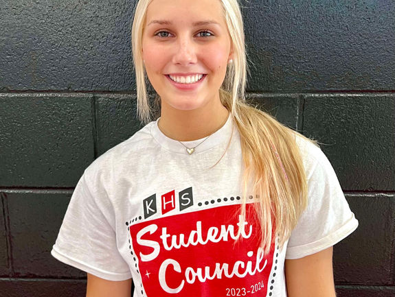 KHS Honors Karli Simmons as student of the week!