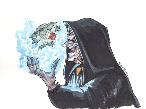 Emperor Palpatine Cartoon-Star Wars.com | Randy Martinez Art