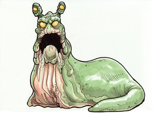 Creature Features- Space Slug | Randy Martinez Art