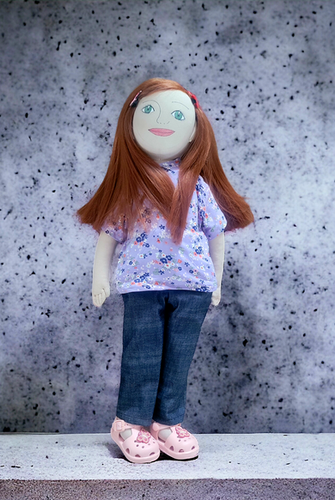 GINGER HAIR GIRL | It's Reuben Doll | UK shipping