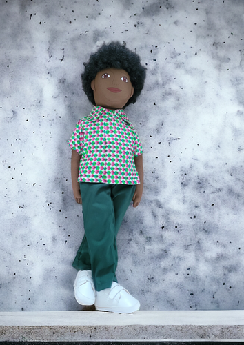 AFRICAN CARIBBEAN DOLL - BOY | It's Reuben Doll | UK shipping