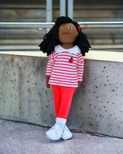 AFRICAN CARIBBEAN DOLL - GIRL | It's Reuben Doll | UK shipping