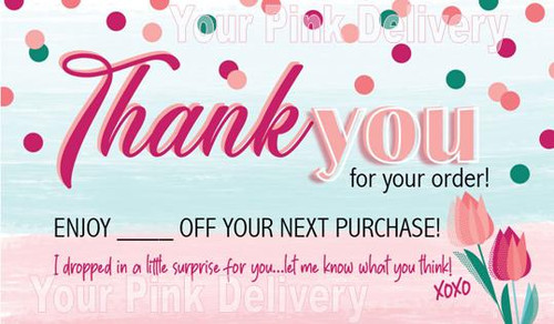 Thank You for Your Order - Sample Included | your-pink-delivery