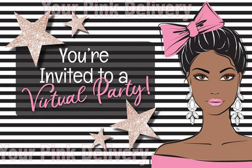 Virtual Party Invite | your-pink-delivery