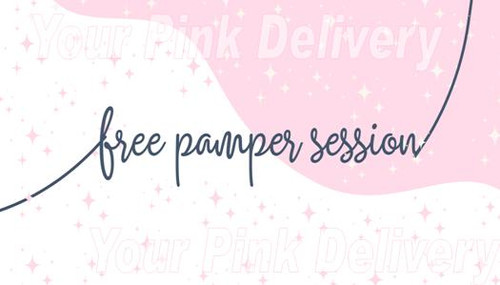 Free Pamper Session Biz Cards | your-pink-delivery