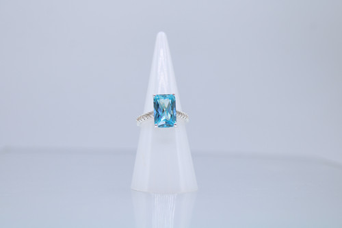 Blue Topaz - Design 9 Ring | your-pink-delivery