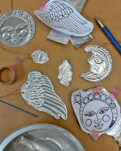 EMBOSSED TIN ORNAMENT TEMPLATES | Sewyeah Social Club