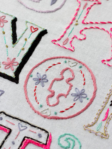 Embroidered Letter O pattern PDF | Sewyeah Social Club
