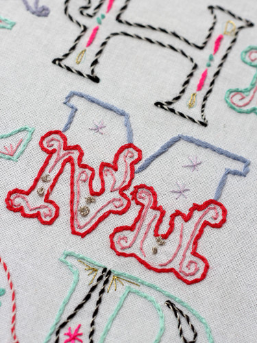 Embroidered Letter M pattern PDF | Sewyeah Social Club