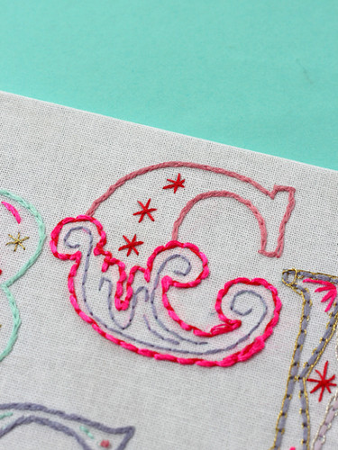LETTER C EMBROIDERY TEMPLATE AND INSTRUCTIONS | Sewyeah Social Club