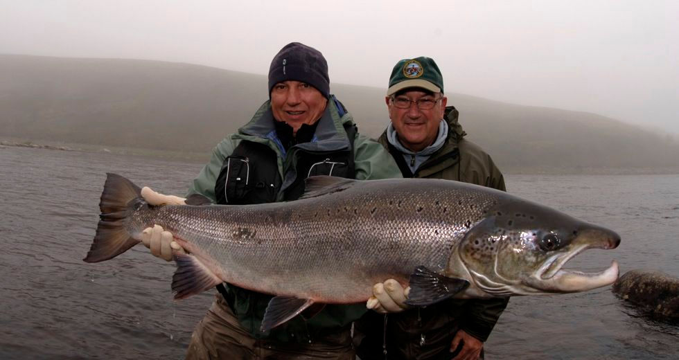 Fishing the Atlantic Salmon Reserve on the Kola Peninsula in Russia