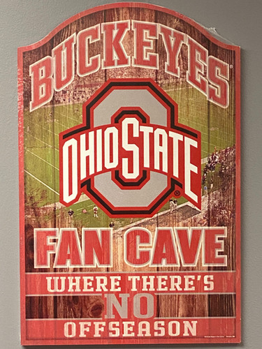 OSU FanCave Wood Sign | Buckicon