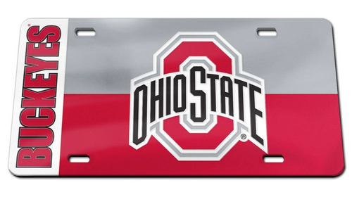 Ohio State Buckeyes Acrylic Classic License Plate | Buckicon