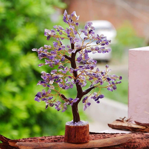 Amethyst Crystal Tree - 100 Beads | CrystalBay Store