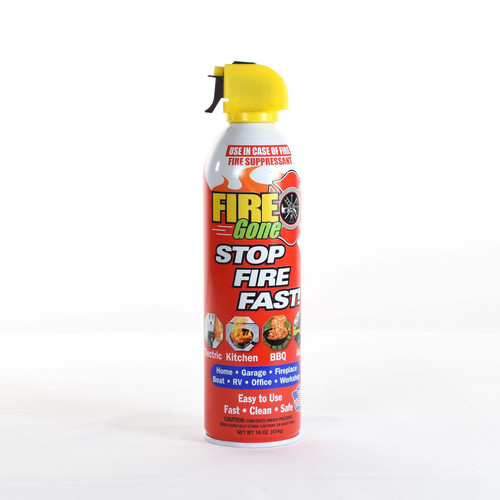 Fire Gone™ fire suppressant | (16 oz) | Incognitoes