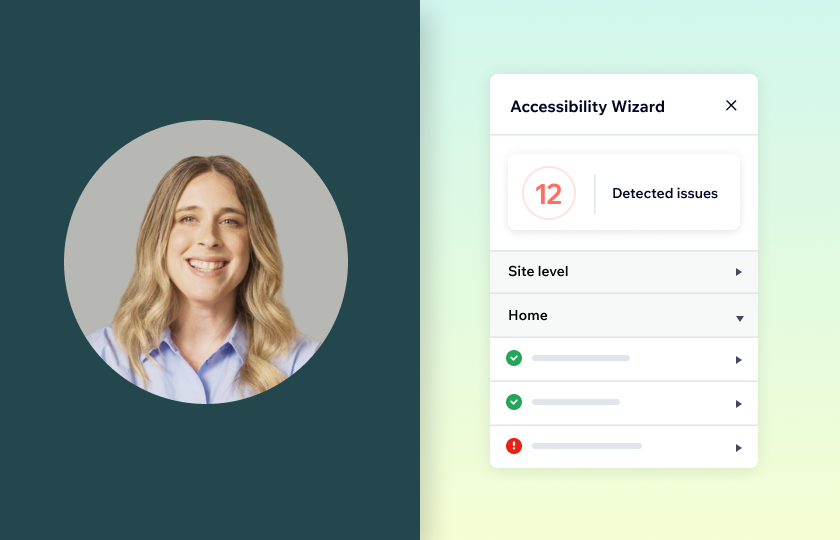 Use the Wix Studio Accessibility Wizard to make sites more accessible