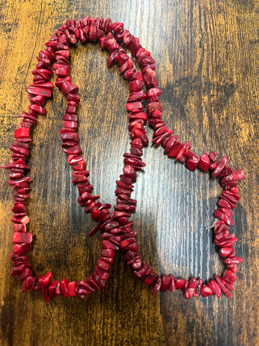 Red Coral Chips | The Jewelery Instruc