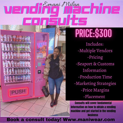 Vending Machine Consultations | Crochet Maniwear