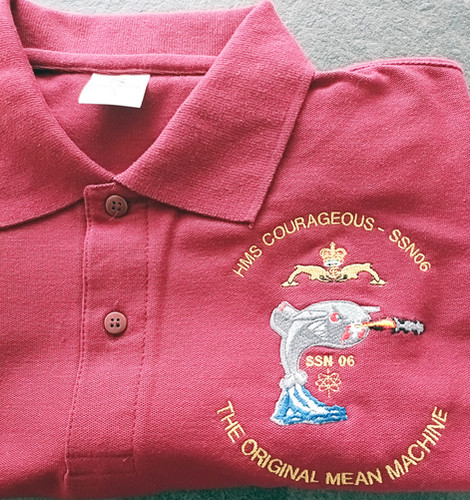MEAN MACHINE POLO SHIRT | HMS Courageous Assoc