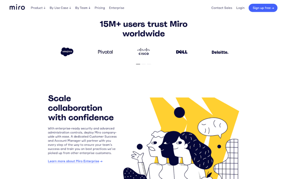 How Miro designs its home page for persuasion, emotion, and trust
