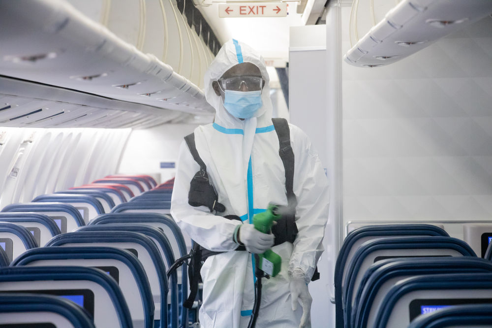 AIRCRAFT CLEANING AND DISINFECTION