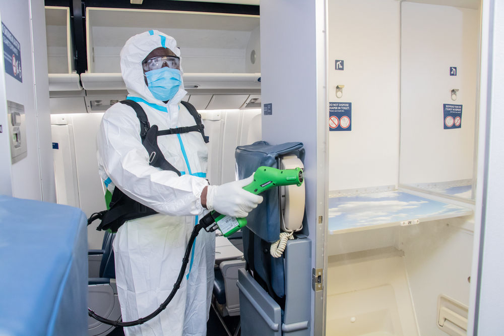 AIRCRAFT CLEANING AND DISINFECTION