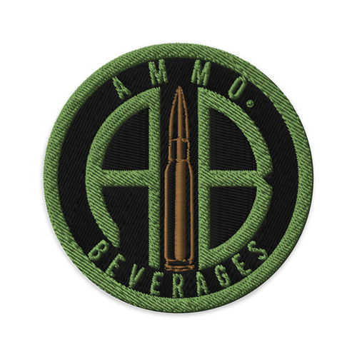 AMMO® Beverages Embroidered Patch 3" | AMMO Beverages