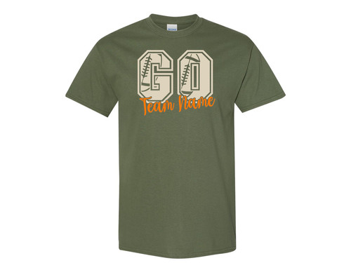 Football Go Team Custom T-shirt | RobotPanda Creations