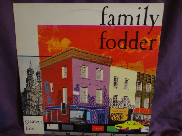 FAMILY FODDER GREATEST HITS 1981 BELGIUM VINYL VG+ JACKET PAPER MISSING ...