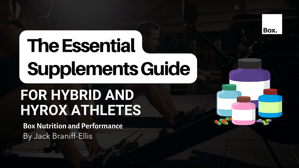 The Essential Supplement Guide for Hybrid and Hyrox Athletes