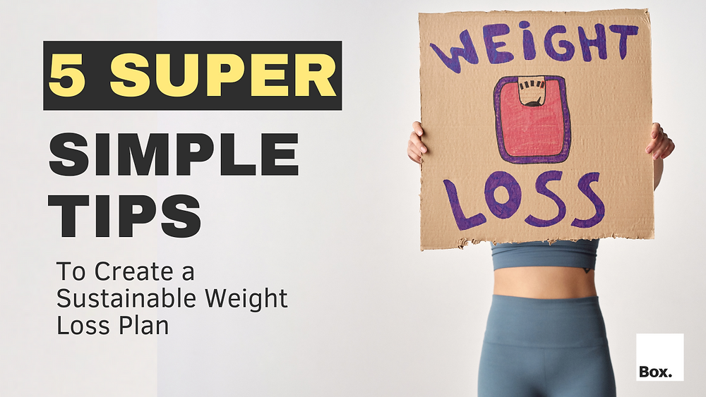 5 Simple Steps To Create A Sustainable Weight Loss Plan