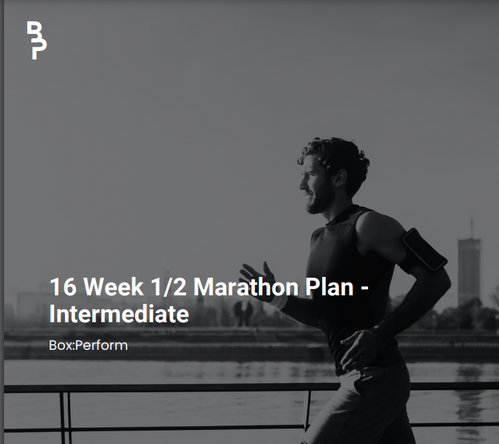 16 Week 1/2 Marathon Plan - Intermediate | boxn
