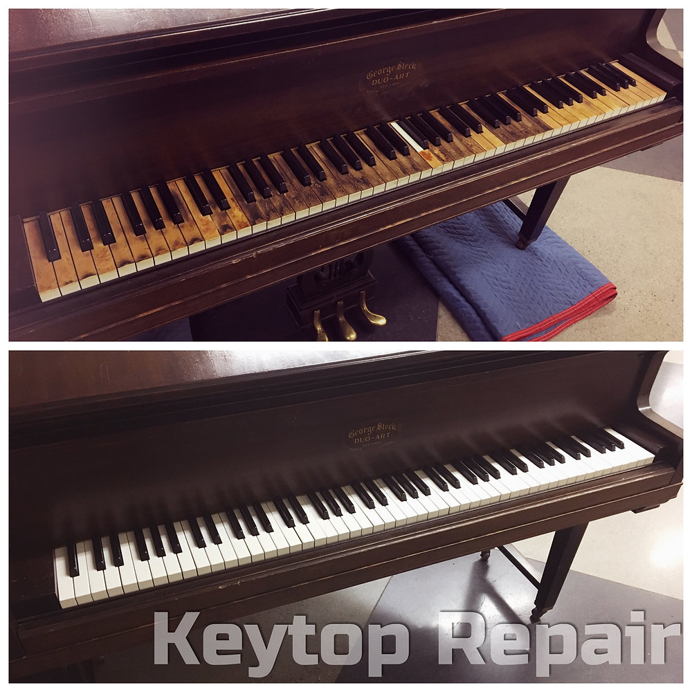 Piano Keytop Repair & Replacement