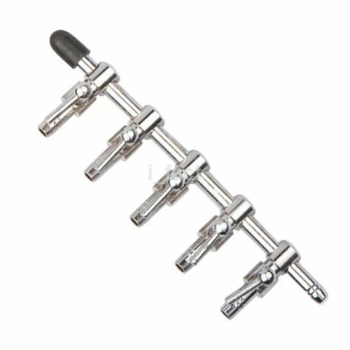 5 Way Airline Splitter with Valves | Meadowview Aquatics