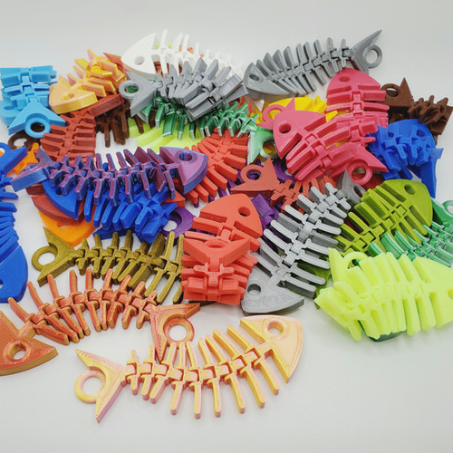 Fish Bones Keychain | Meadowview Aquatics