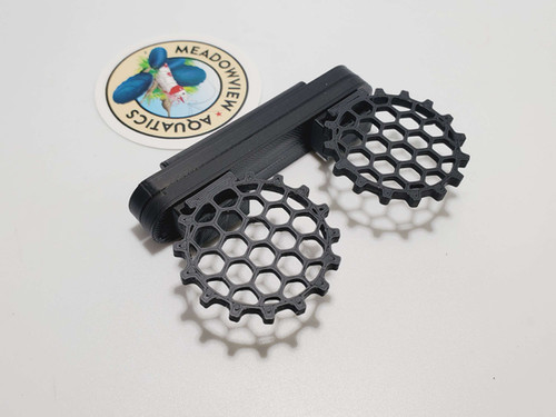 Horizontal Double Mount Bar for Magnetic Ledges | Meadowview Aquatics