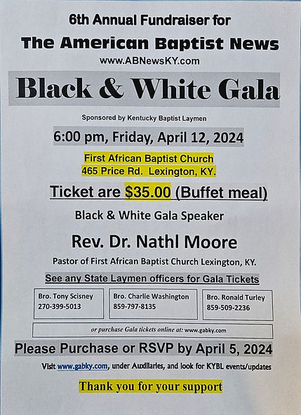 Baptists In Kentucky | Auxiliaries | KY Baptist Laymen