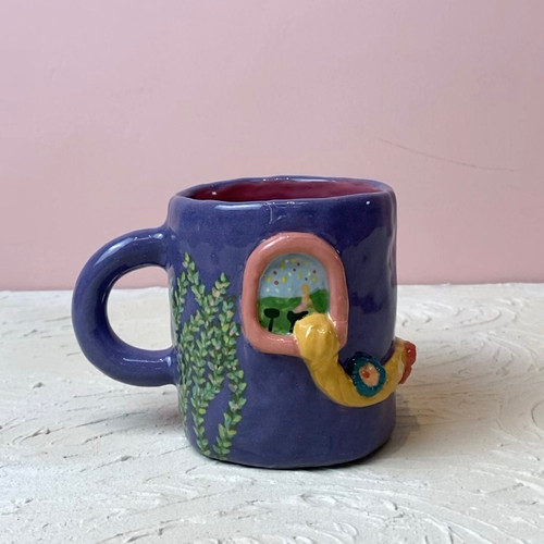 Rapunzel Castle Mug | Wildflower Pottery